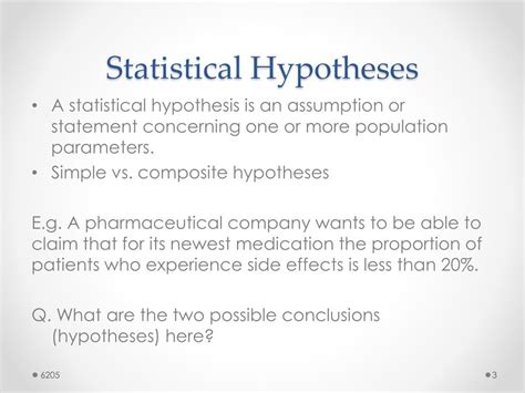 Ppt Statistical Hypothesis Tests Powerpoint Presentation Free