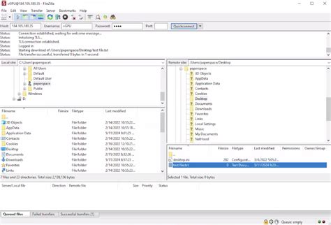 How To Transfer Files From A Virtual Machine Vm Using Filezilla