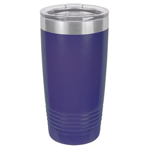 Polar Camel 20 Oz Purple Tumbler Impressions Rubber Stamp Rapid
