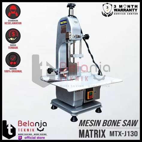 Jual Matrix Mesin Bone Saw Pemotong Daging Tulang Beku Mtx J130 Bonesaw