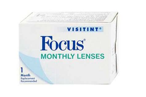 Focus Monthly Toric 6 Pack Monthly Disposable Contact Lenses