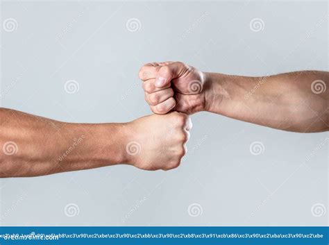 Hands Of Man People Fist Bump Team Teamwork Success Man Giving Fist
