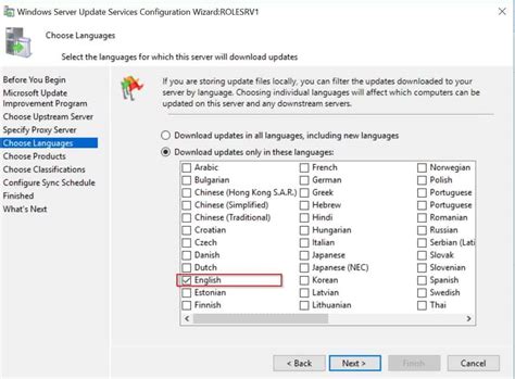 wsus windows server 2016 installation and configuration