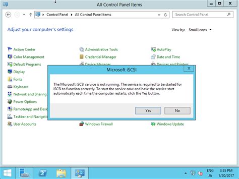 windows server 2012 r2 configure iscsi initiator 1 server world