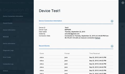connect an esp8266 with the arduino sdk to the ibm watson iot platform
