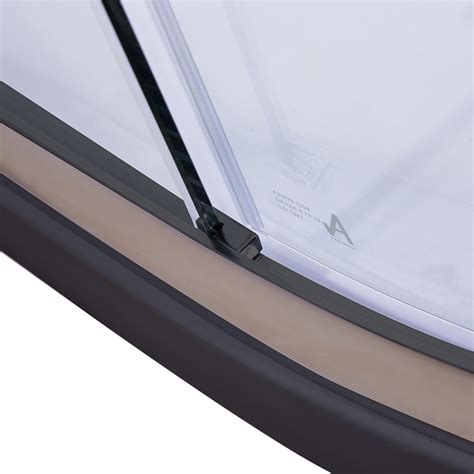 Rounded Sliding 6mm Curved Shower Screen With Base Australias Diy