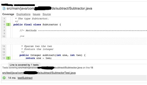 java find which test covers which line jacoco stack overflow