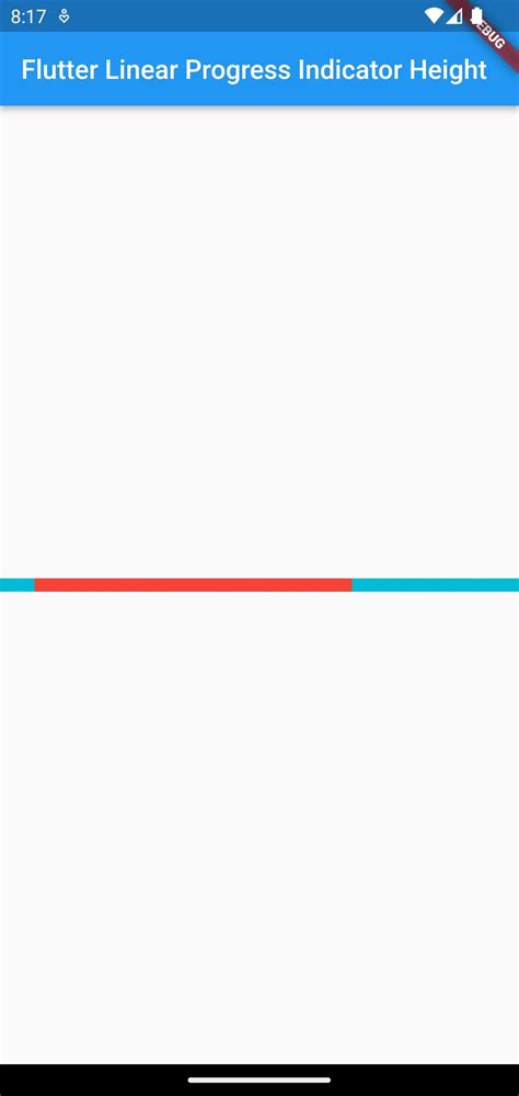 how to set linear progress indicator height in flutter
