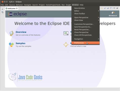 eclipse ide yocto plugin tutorial examples java code