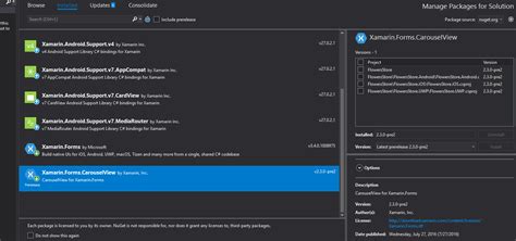 c carouselview in xamarinforms stack overflow