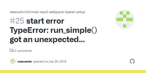 start error typeerror run simple got an unexpected keyword argument riset