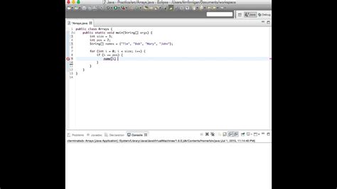 remove element from unordered array java youtube