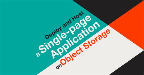 deploy and host an app or website on object storage