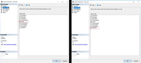 move or copy sql logins by assigning roles and permissions