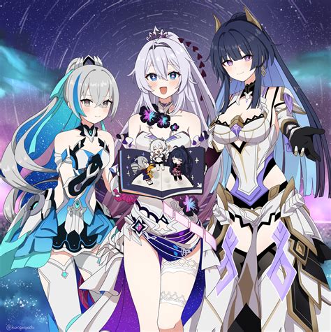 Kiana Kaslana Bronya Zaychik Raiden Mei Homu Kiana Kaslana And 5