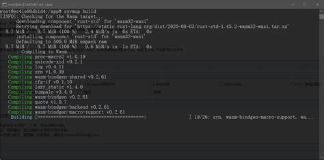 wasm s rust development windows docker environment