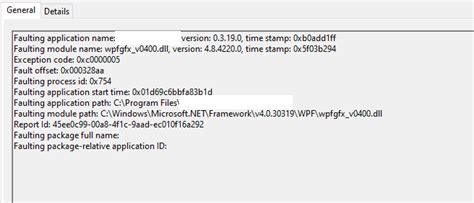 wpf appcrash on wpfgfx v0400 dll only on 32 bit systems