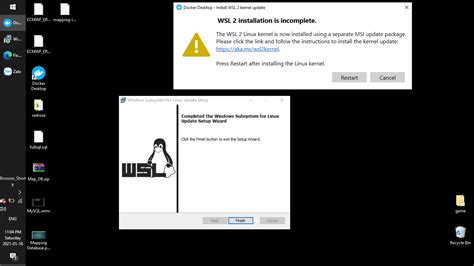 fix lỗi the windows subsystem for linux optional component is not