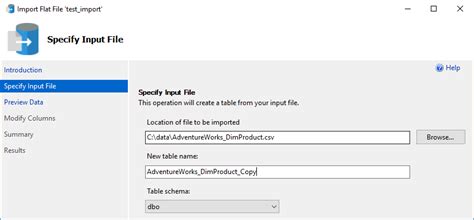 importing flat files into sql server with ssms dbasco