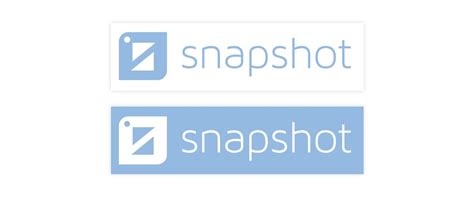 snapshot photo app logo and brand identity mark anthony ca
