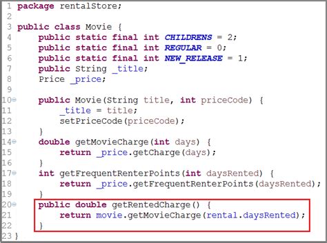 4 source code examples of v ideostore target smelly method