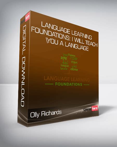Olly Richards Language Learning Foundations I Will Teach You A