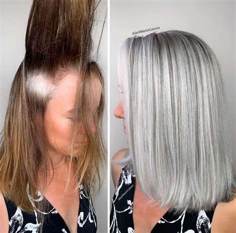 75 Women That Embraced Their Grey Roots And Look Stunning Gray Hair