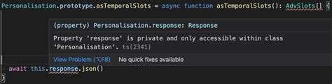 using private properties with module augmentation in typescript stack