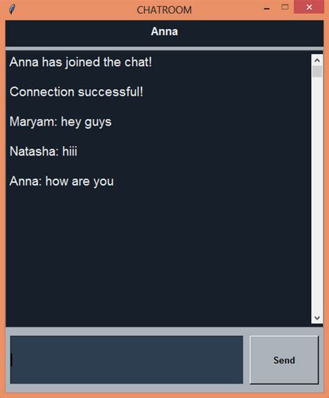 gui chat application using tkinter in python geeksforgeeks