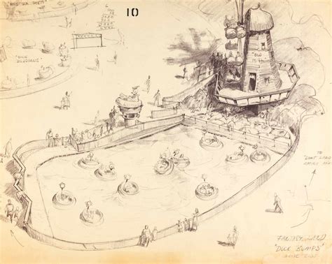 Concepts For Disneyland Rides Areas Auctioned Off See The Sketches