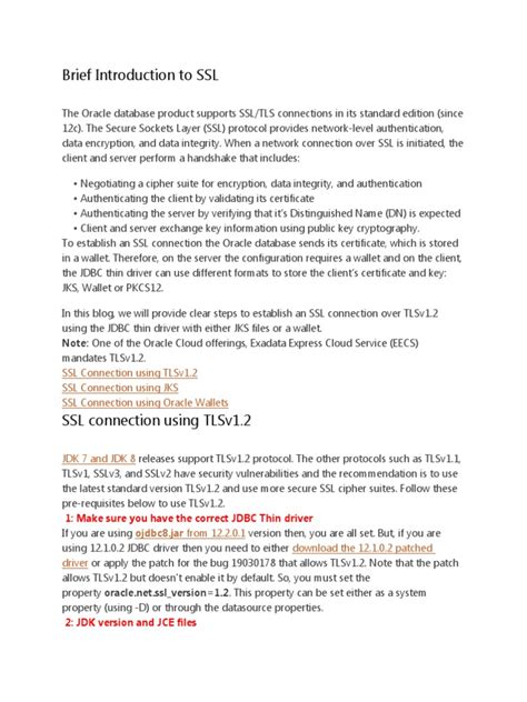 brief introduction to ssl ssl connection using tlsv1 2 ssl connection