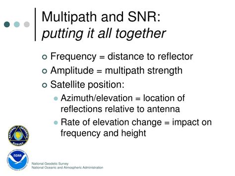 Ppt Mapping The Gps Multipath Environment Using The Signal To Noise
