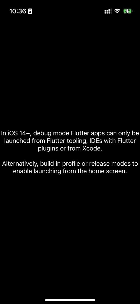 android flutter app crashes for ios build on startup stack overflow