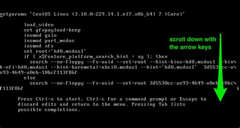 boot in single user mode on centos 7 rhel 7