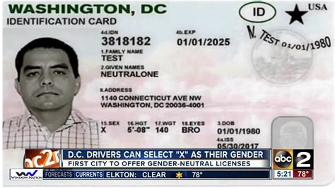 D C Drivers Can Now Identify As Gender Neutral On Licenses Youtube
