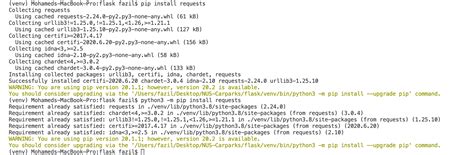 the python requests module