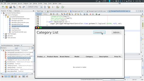 github msjahid javafx fxml database application for