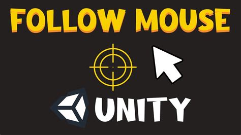 how to make object follow mouse position and aim in unity youtube
