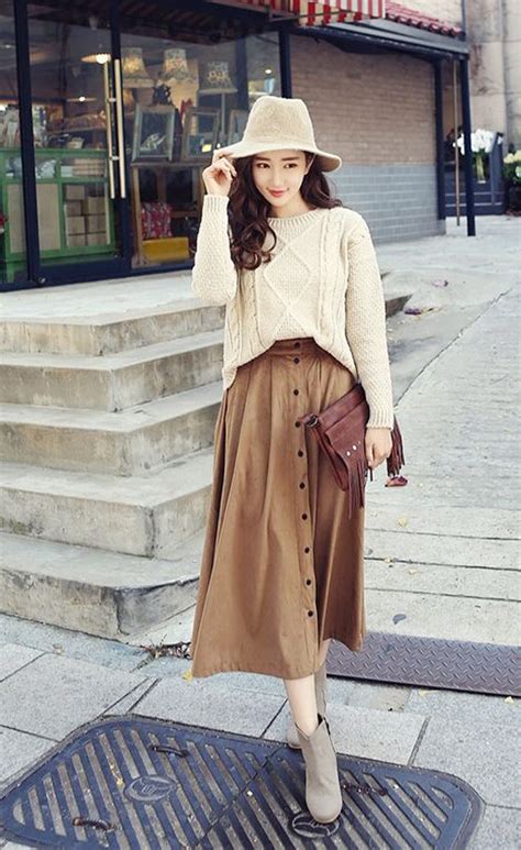Cách Mix áo Len Với Chân Váy Dài đơn Giản Mà đẹp để Bạn Thỏa Sức Diện
