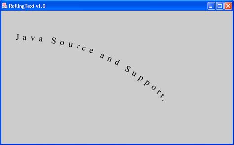 draw text along a curve texture 2d graphics gui java