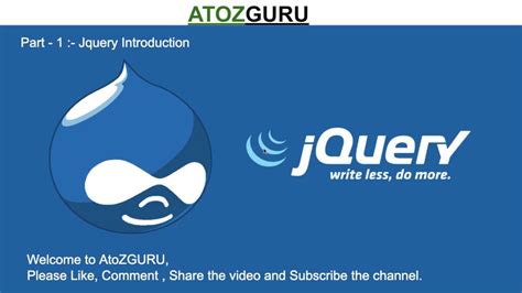 jquery tutorial for beginner introduction of jquery part 1 youtube