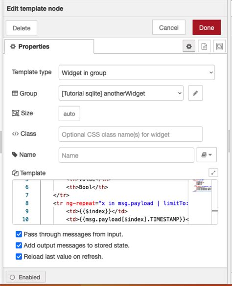 tutorial sqlite and node red node red programming guide