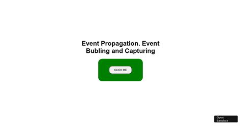 event propagation event bubling and capturing codesandbox
