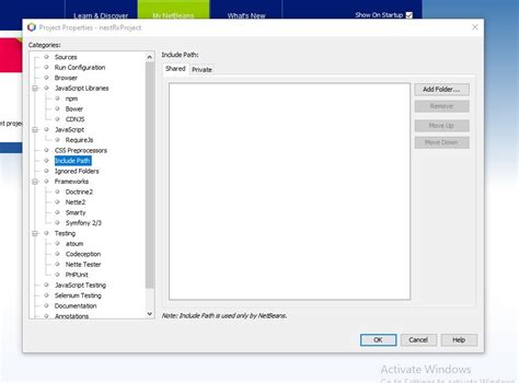 drupal 8 project in netbeans invalid include path stack