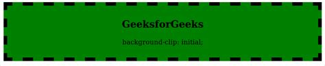 css background clip property geeksforgeeks