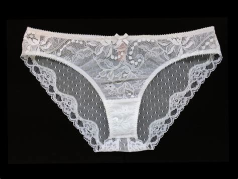 This Sheer Panties Is Made From A Spotted See Through Stretch Mesh In