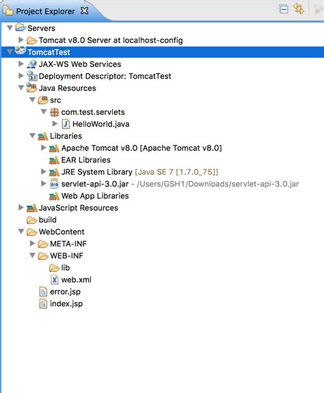 java servlet in eclipse with tomcat stack overflow