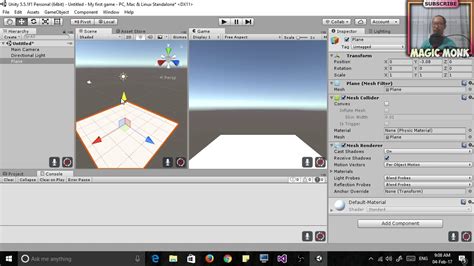 unity for absolute beginners lesson 1 moving rotating resizing