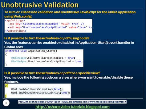 sql server and c video tutorial part 88 unobtrusive validation