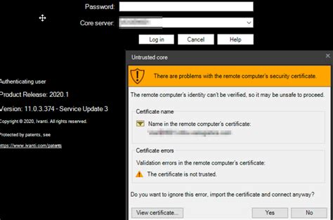 unable to login to the remote console the underlying